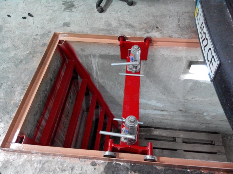 Домкрат на яму в гараже: изготовление своими руками (20 фото) — dvd ...